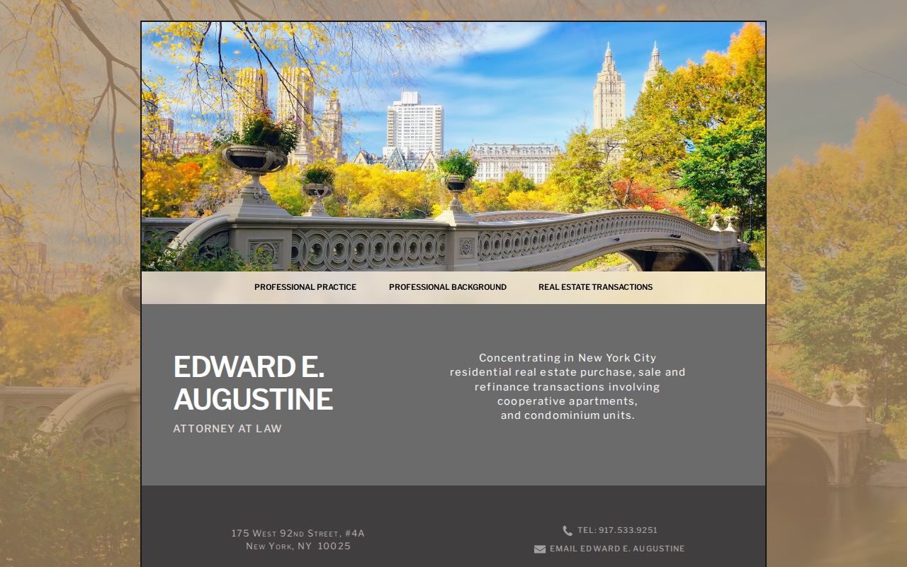 Edward E. Augustine • Attorney at Law